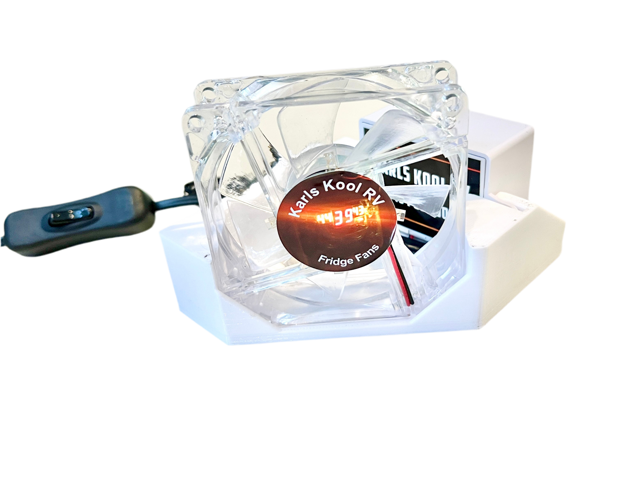 TE8I Inside/Internal Fridge Fan 80mm with TE8 controller on inside Sui ...